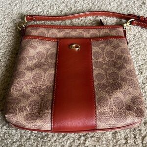 Coach | Bags | Coach Kitt Crossbody Purse In Rust | Poshmark